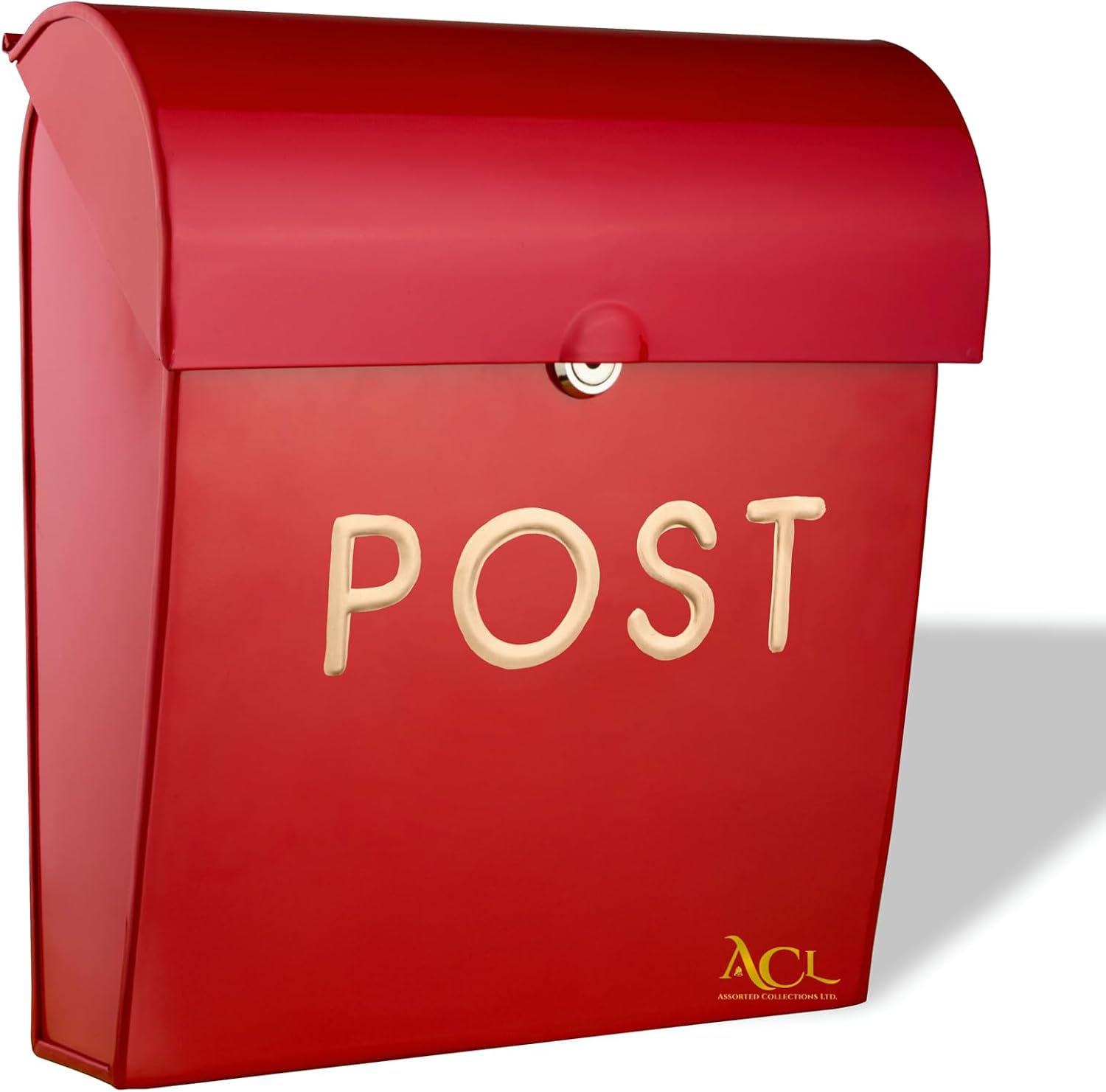 ACL Wall Mounted Post Box Modern Letter Box Mail Box Lockable With Keys ...