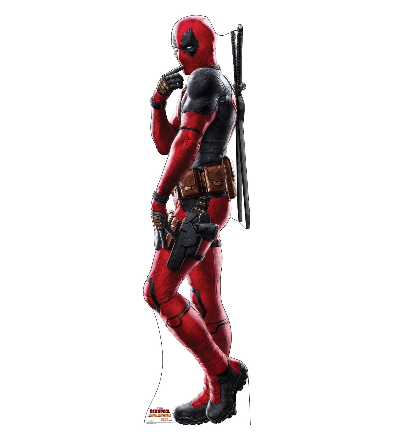 Amazon.com: Cardboard People Deadpool Life Size Cardboard Cutout ...