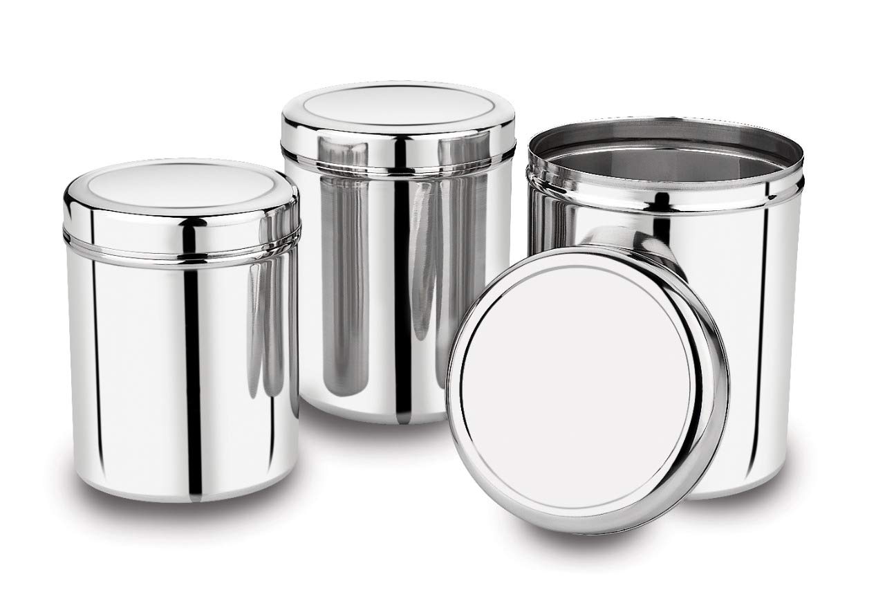 Buy Jay High Life Stainless Steel Kitchen Storage Container. - Set of 3 ...
