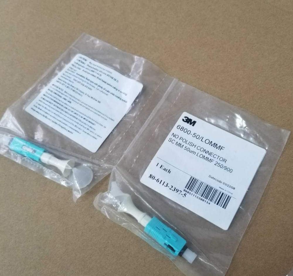 Amazon.com: Dong Yong 100PCS 3M 6800-50/LOMMF No Polish Fiber Optic ...