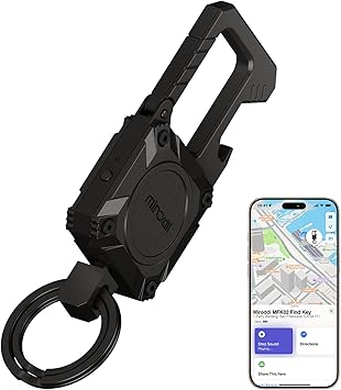 Amazon.com: Miroddi Keychain with Smart Tracker Works with Apple Find ...