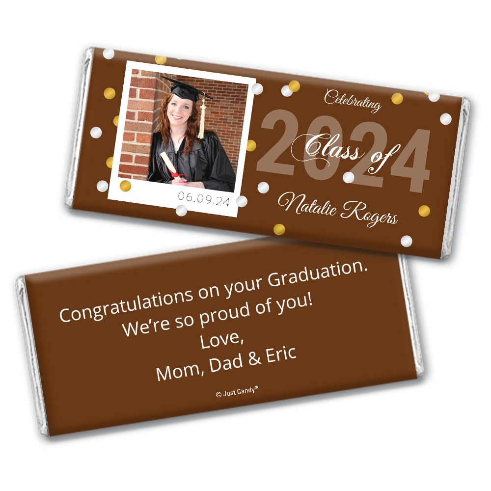 Amazon.com: 12ct Personalized Graduation Party Favors Wrapped Candy ...