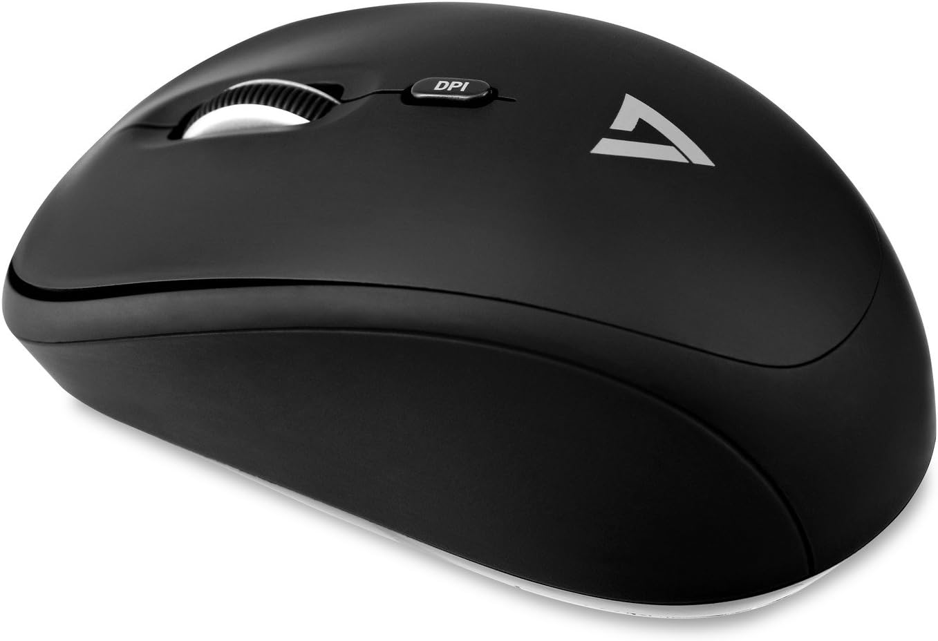 Amazon.com: V7 MW100-1N 4-Button Wireless Optical Mouse with Adjustable ...