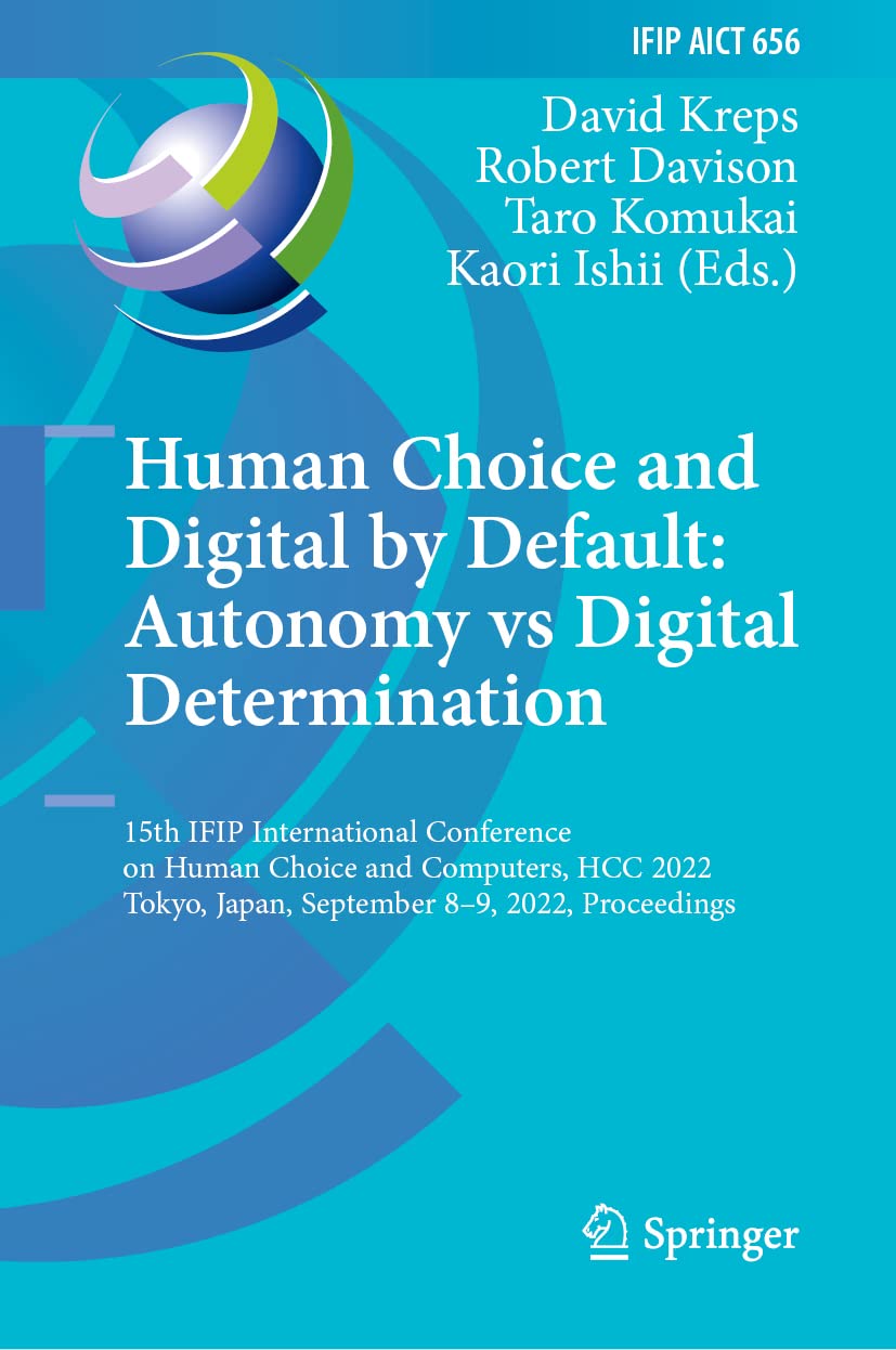Human Choice and Digital by Default: Autonomy vs Digital Determination ...
