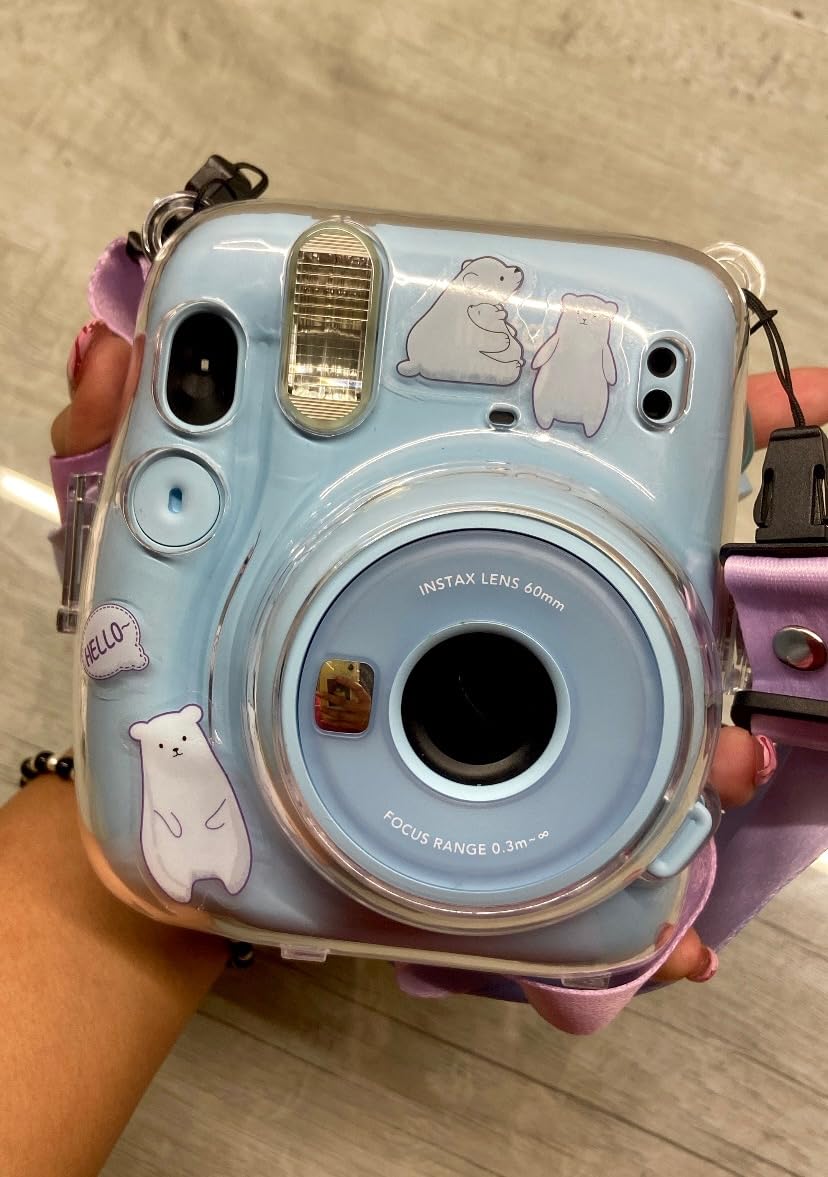 ZORBES® Instax Mini 11 Case Cover, Crystal Protective Camera Case for ...