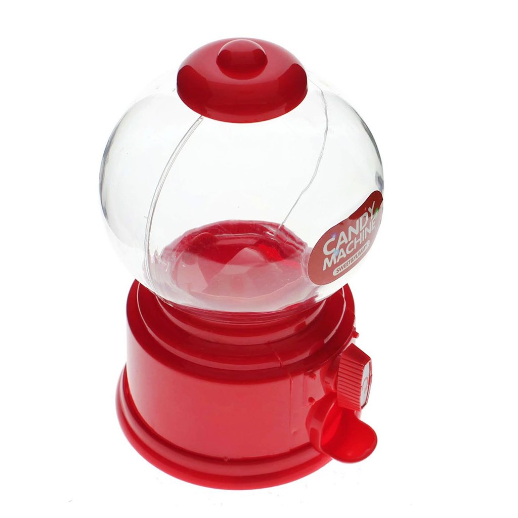 Imported Kids Red Candy Machine Piggy Gumball Saving Coin box Retro ...