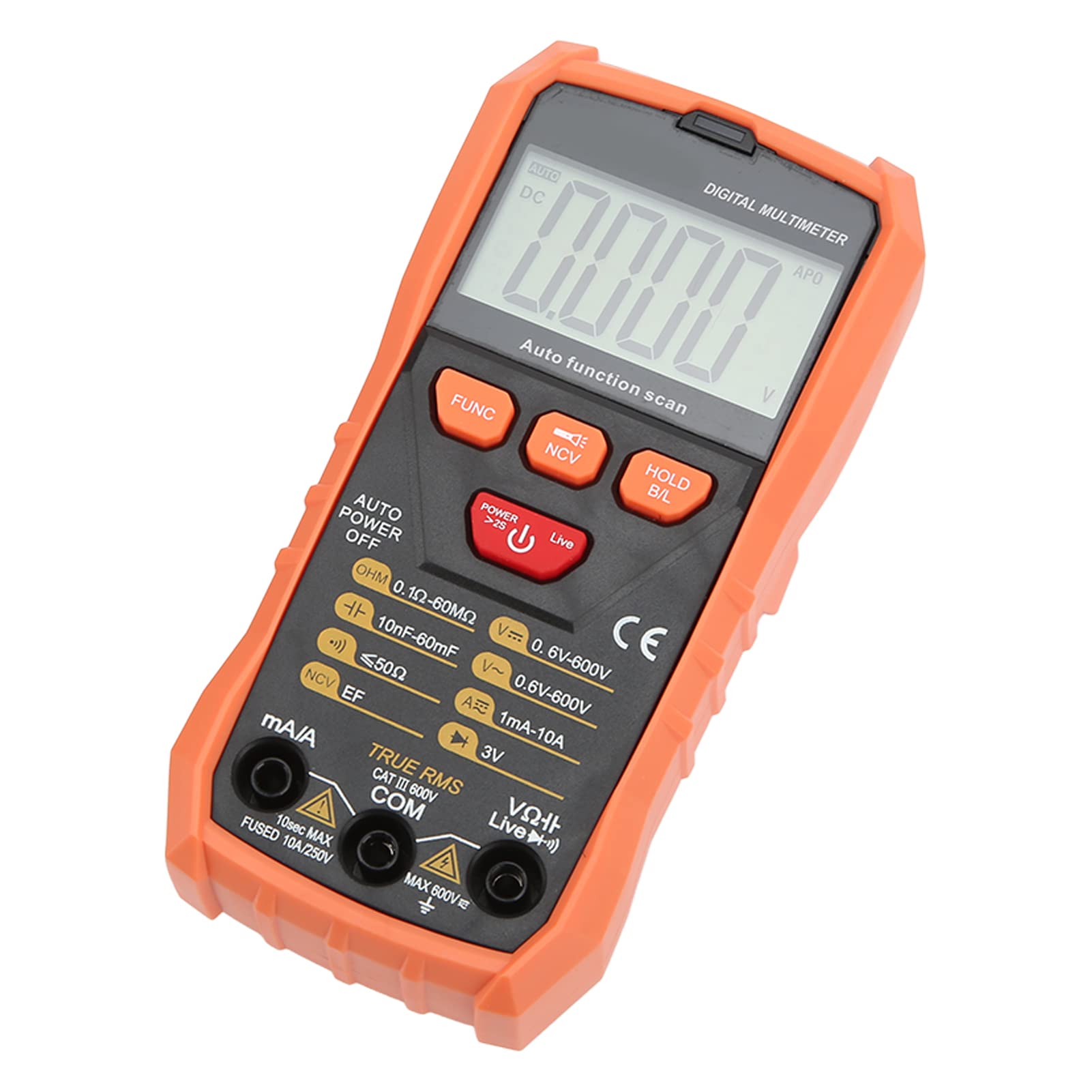 Buy Digital Multimeter, Safe LCD High Accuracy Backlight Voltage ...