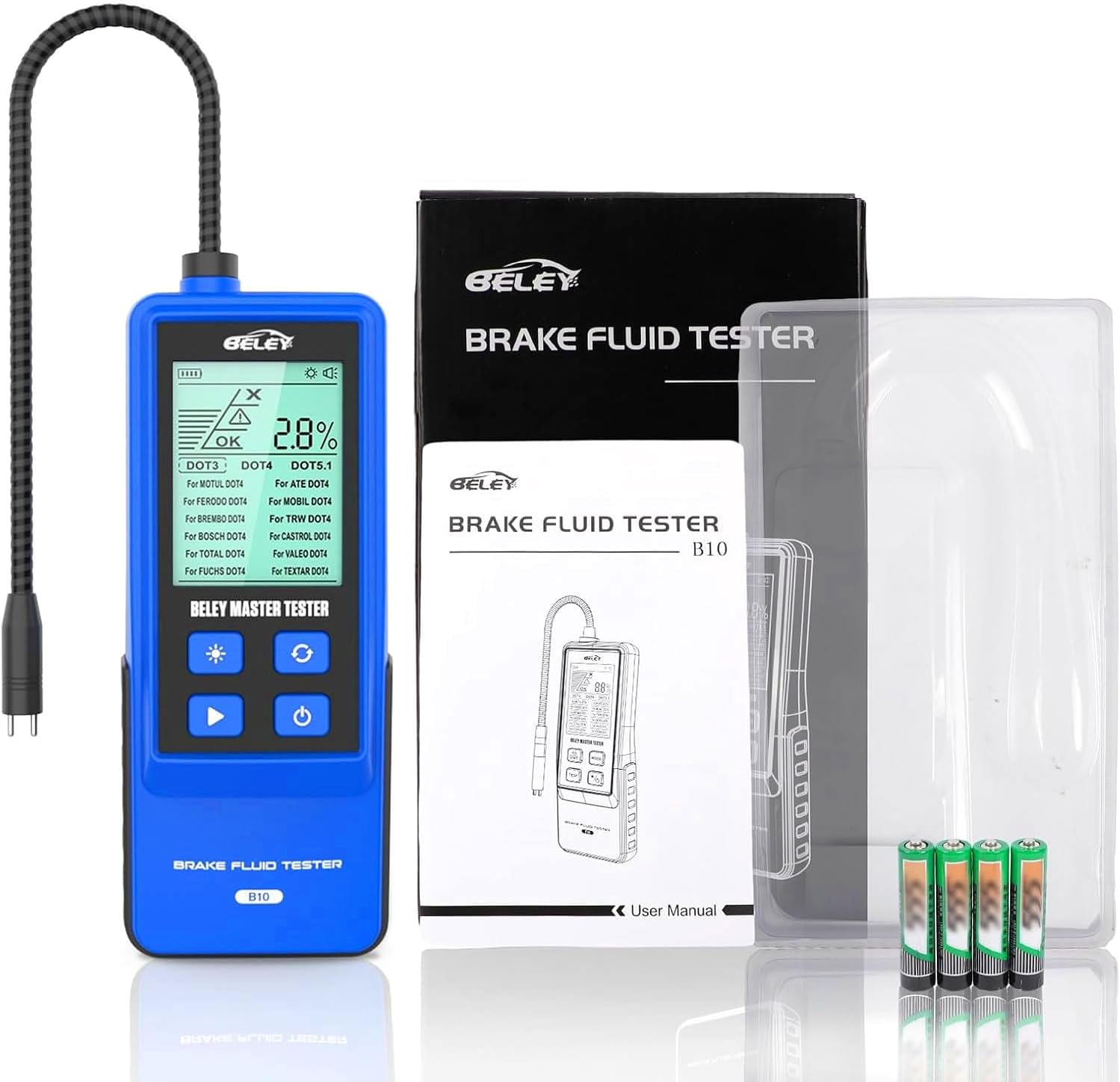 Amazon.com: BELEY Brake Fluid Tester Digital Automotive Moisture ...
