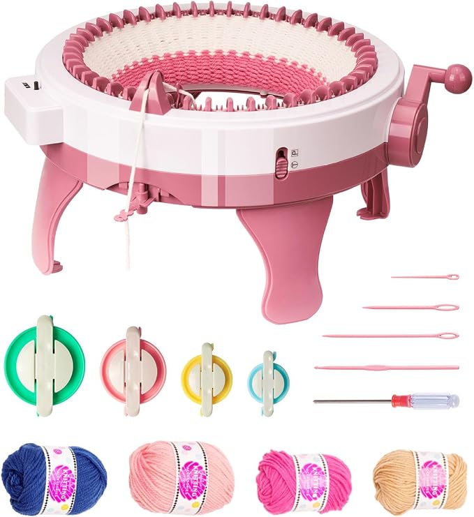 Amazon.com: REXVAUN Knitting Machine, 48 Needles, Adults, All Seasons ...