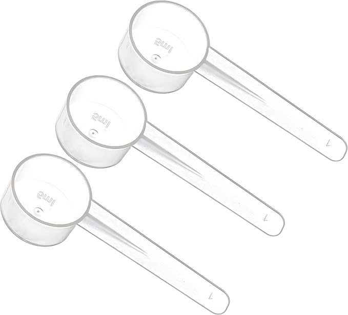 Amazon.com: 3 Measuring Spoons Set with Short Handle - 1 Teaspoon (5 ML ...