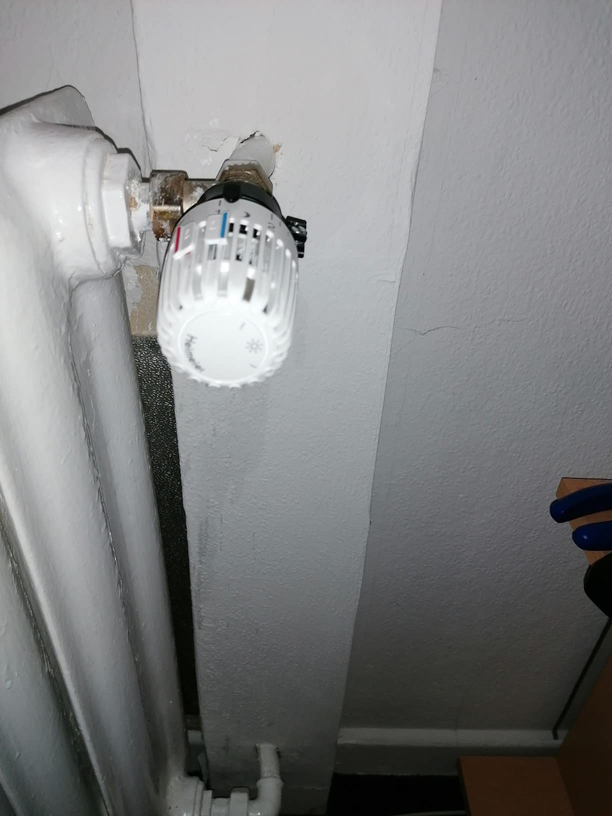 Heimeier Thermostatkopf K mit Direktanschluss für Danfoss RAV 9800-24. ...