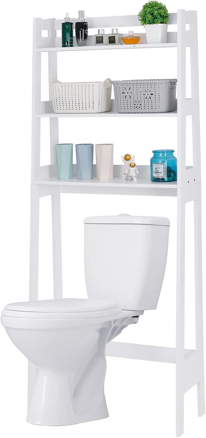 Amazon.com: ZenStyle Over The Toilet Storage, 3-Tier Bathroom Space ...