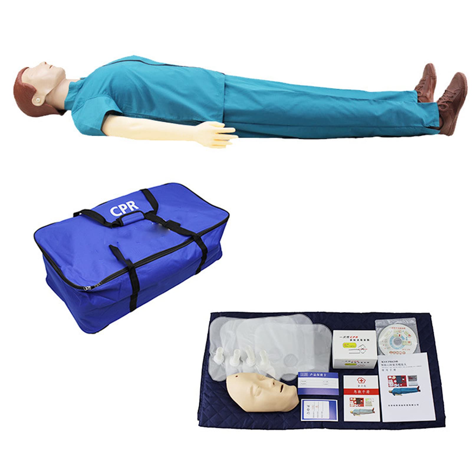 Buy Cardiopulmonary Resuscitation Manikins Full Body First Aid Dummy ...