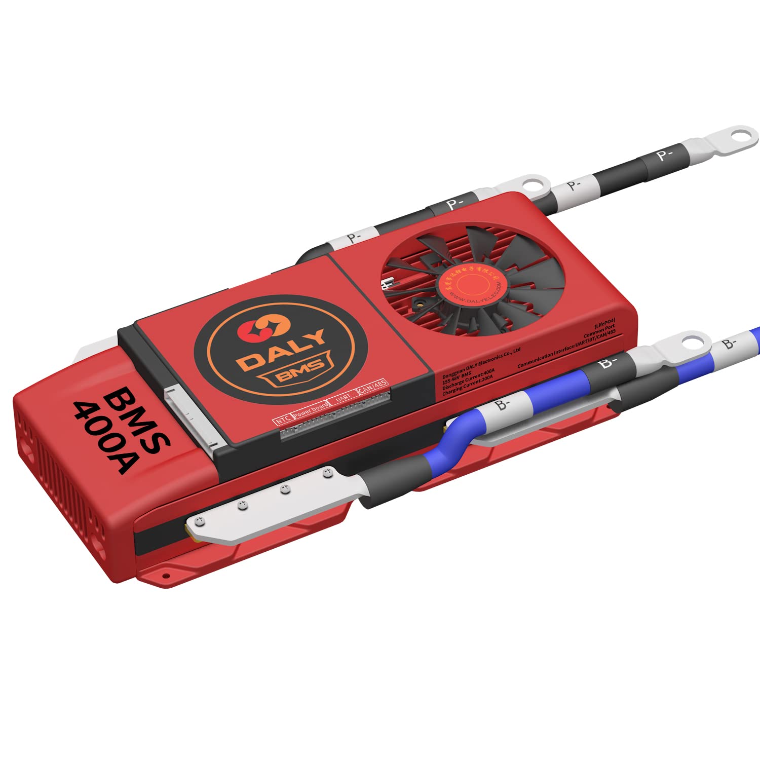 Buy DALY Smart BMS LiFePo4 15S 48V 400A PCB Battery Management System ...