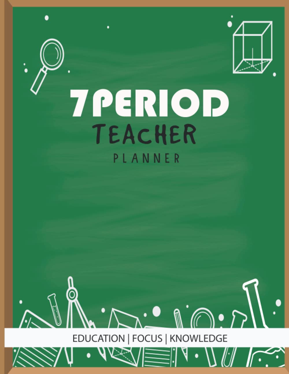 7 Period Teacher Planner: Teacher Daily , Weekly and Monthly Updated ...