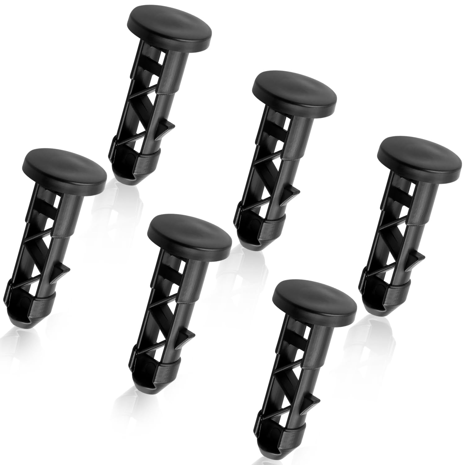 Vanyibro Wheelie Bin Lid Hinge Pins, 6PCS Durable Black Plastic Pins ...