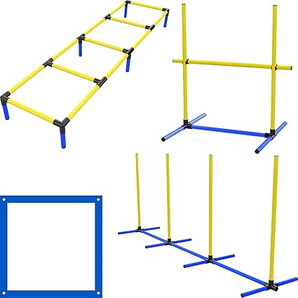 Amazon.com : Dog Agility Equipment,Dog Agility Course Backyard Set ...