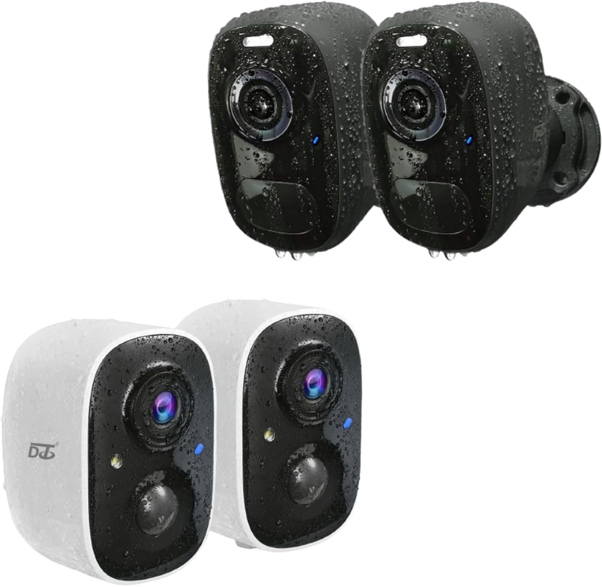 Amazon.com : DCT Outdoor Cameras Wireless Magnetic: 4PCS Battery ...