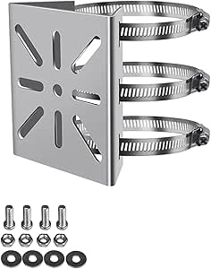 Shirene Pole Mount for Security Camera,Universal Stainless Steel ...
