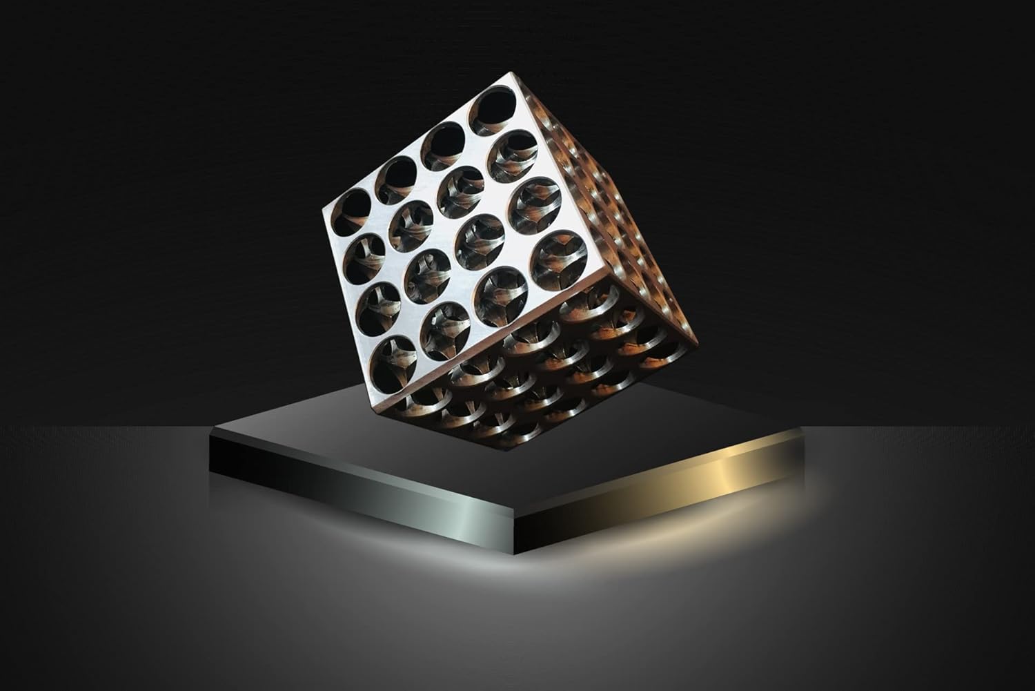 Star Quick Links™ Solid Metal Artistic Cube, Precise Engineered Art ...