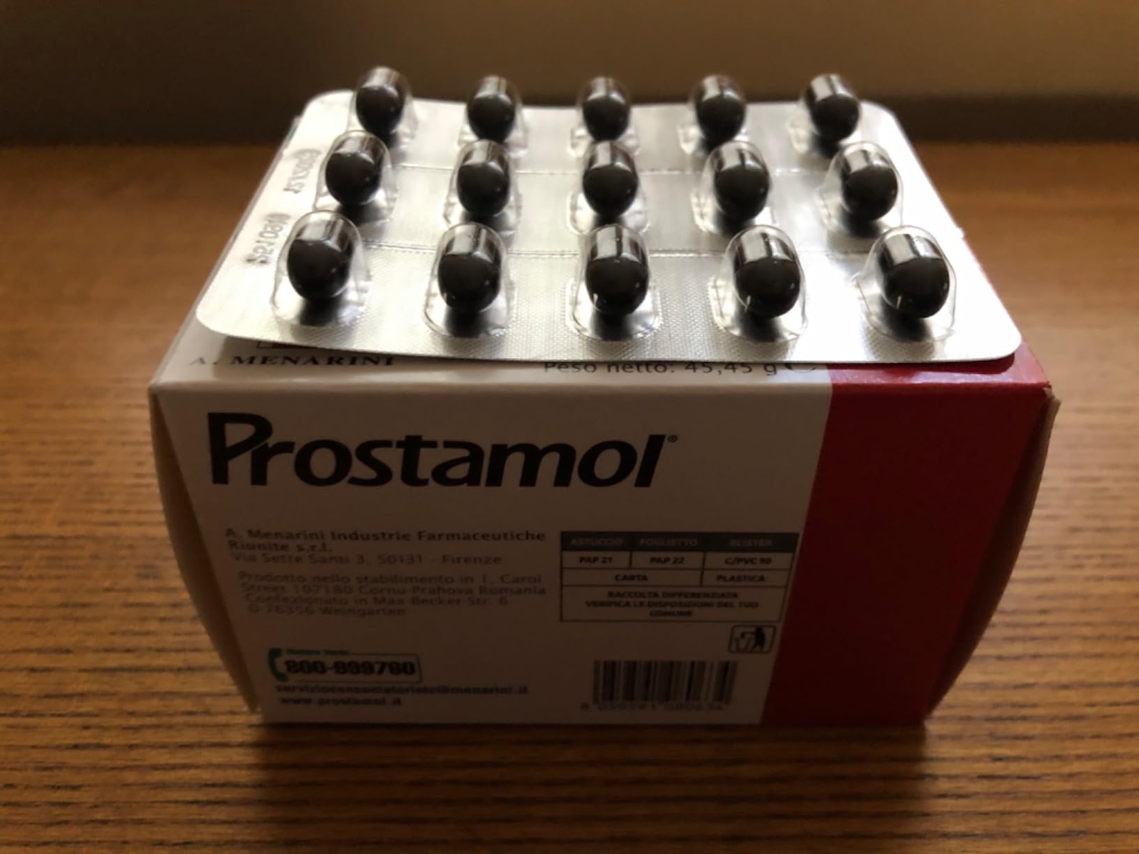 Prostamol 60 Capsule Molli - Integratore Alimentare a base di Serenoa ...