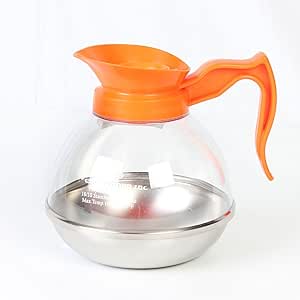 Amazon.com | TrueCraftware- 64 oz. Decaf Coffee Decanter Stainless ...