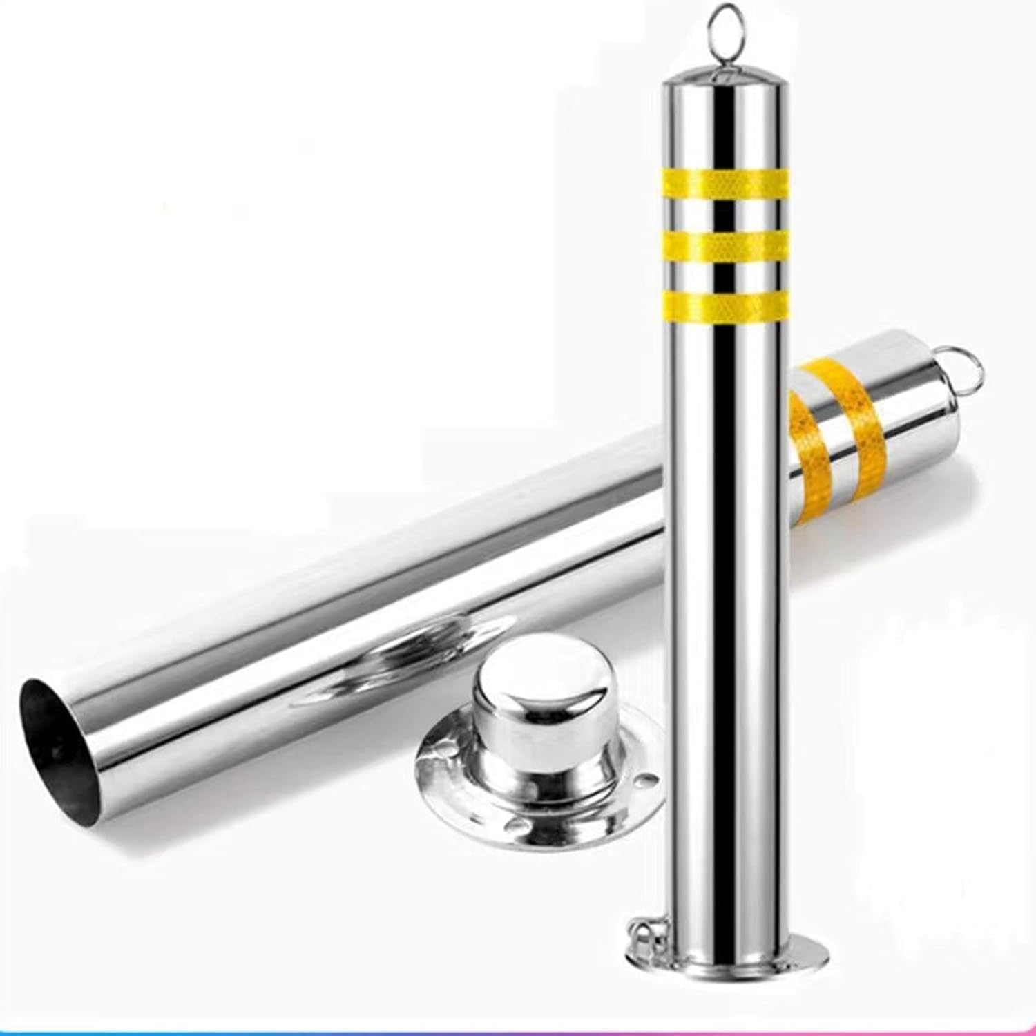 Amazon.com: 2 Pcs Stainless Steel Parking s for Driveway,Parking ...