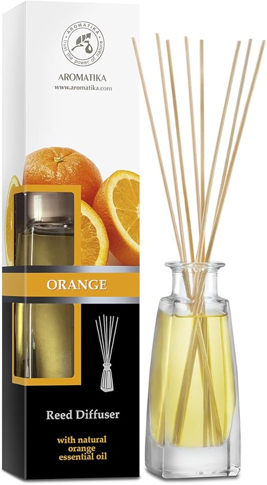 Orange Reed Diffuser w/Natural Essential Orange Oil 100ml - Fresh ...