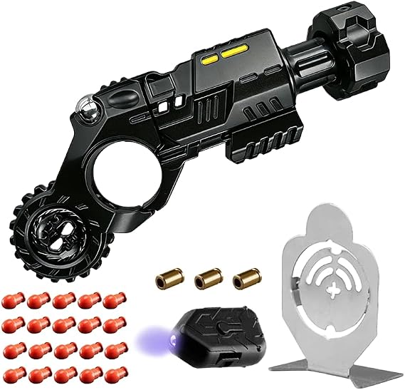 Amazon.com: Metal Fidget Toys Gun for Adults - Alloy EDC Fidget Spinner ...
