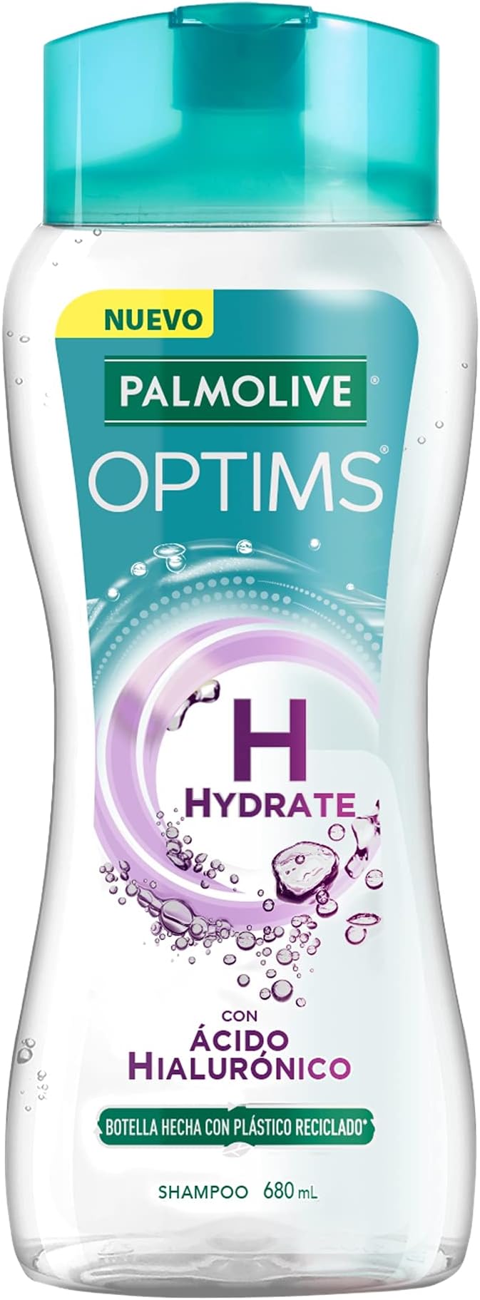 Palmolive Optims Shampoo Hydrate 680 ml. Fórmula con Ácido Hialurónico ...