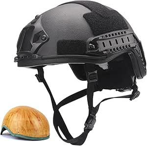 Amazon.com: WLXW Adjustable Bulletproof Helmet (Military Ballistic ...