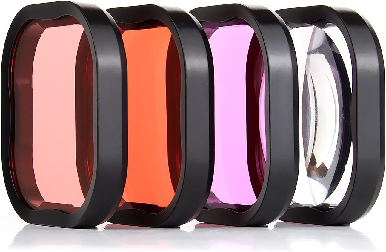 Amazon.com : CamKix Diving Lens Filter Kit Compatible with GoPro Hero 4 ...