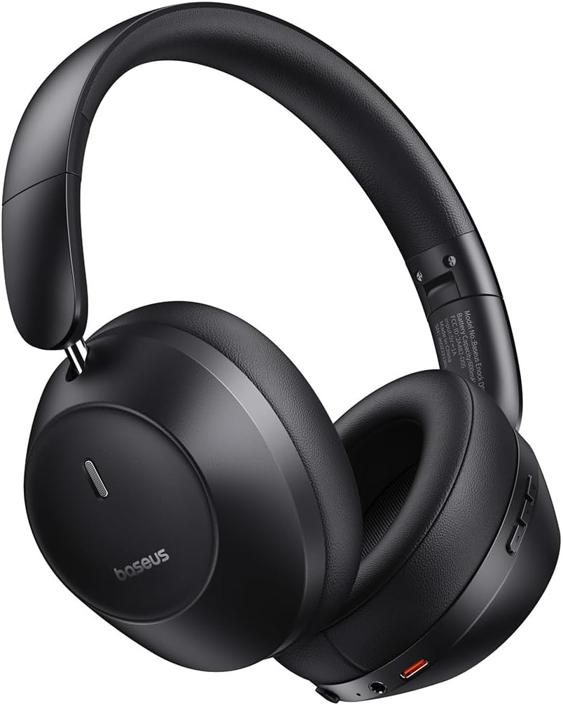 Amazon.com: Baseus Bluetooth Headphones Wireless with Powerful Bass ...