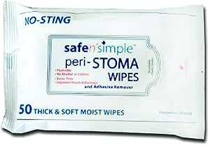 Amazon.com: Safe N' Simple Stoma Wipe Case of 600 : Health & Household