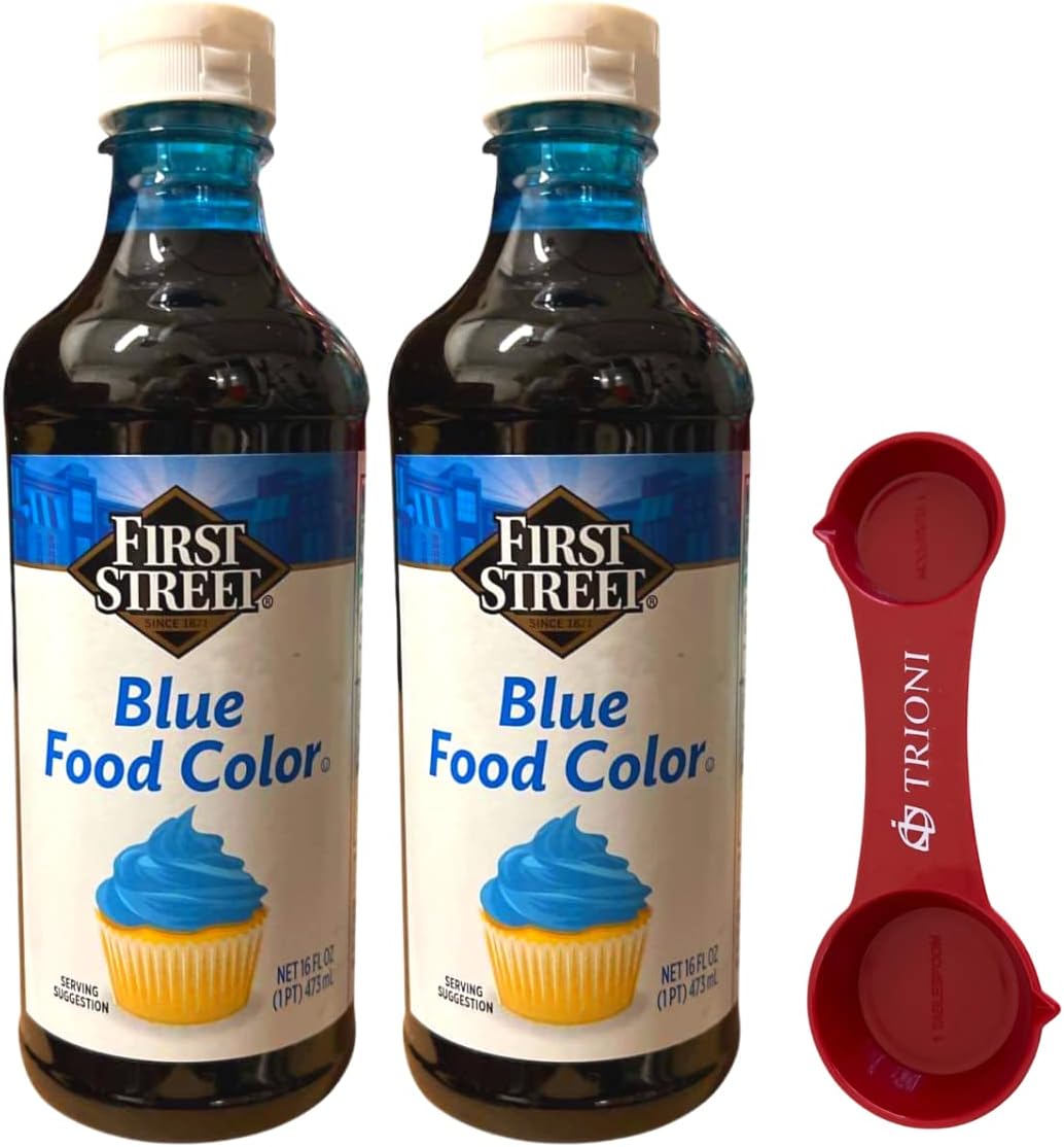 Amazon.com : Blue Food Coloring Liquid Bundle Includes Two (2) Bottles ...