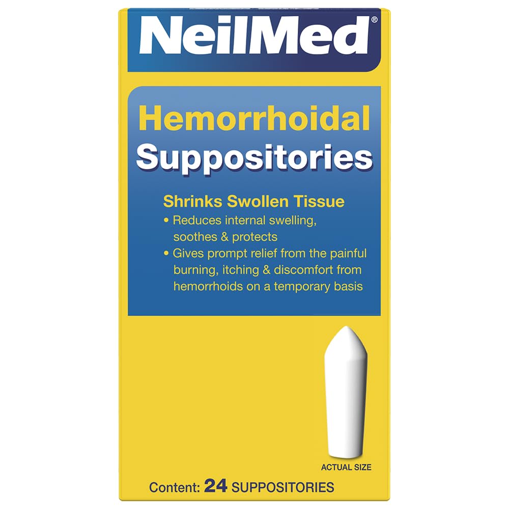Snapklik.com : Hemorrhoidal Suppositories, Shrinks Swollen Tissue ...