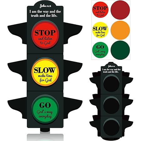 Amazon.com: 30 Pcs Traffic Light Craft Kit Inspirational Make Your Own ...