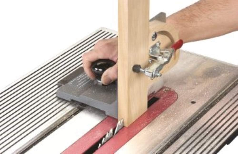 Shopsmith Tenon Master Jig was designed with a wide, flat face that ...