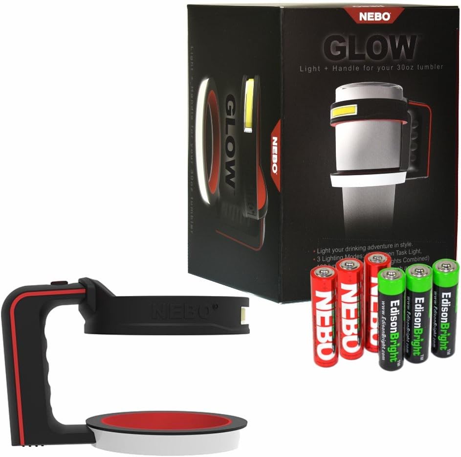 Nebo Glow 220 lumen Flashlight 6668 tumbler Handle with 3 X ...