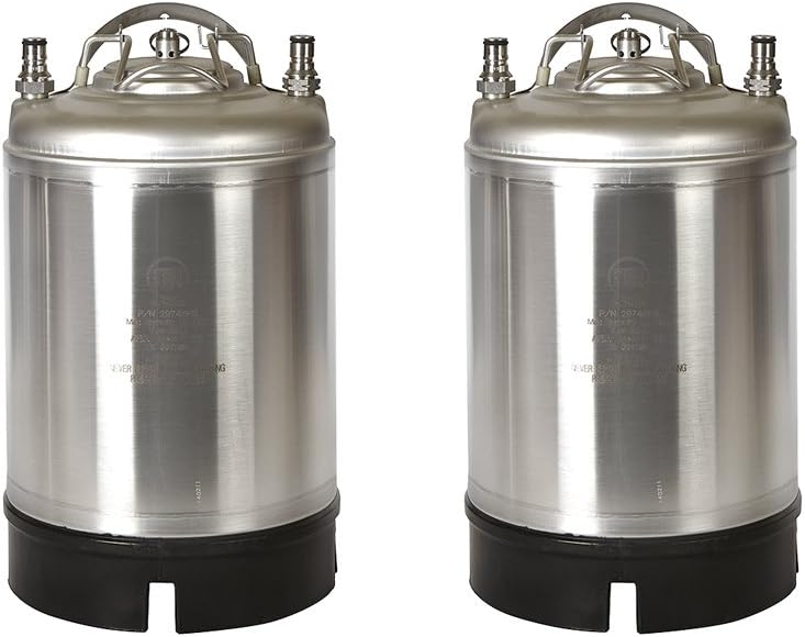 Amazon.com: New 5 Gallon Ball Lock Keg - Dual Rubber Handle - AMCYL ...