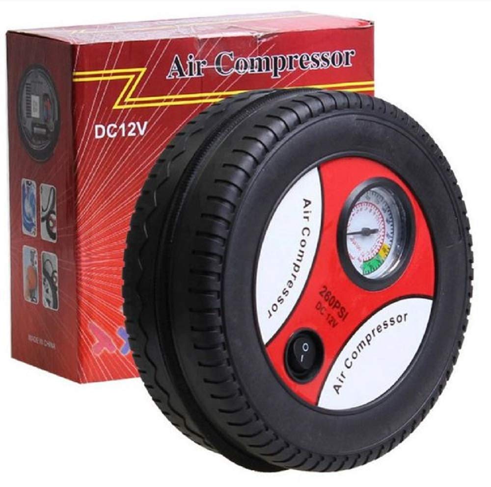 Mini DC 12V Electric Car Inflatable Pump Pumping Air Tire Pumps Tyre ...