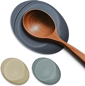 Amazon.com: 3 PCS Small Silicone Spoon Rest for Stove Top,(4.72" x 3.54 ...