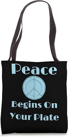 Amazon.com: Peace Begins On Your Plate Vegan Vegetarian Food Plants ...