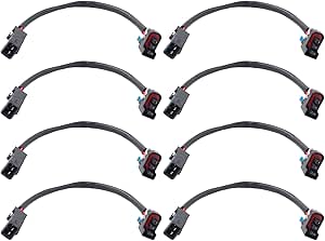 Amazon.com: ApplianPar 8Pcs Fuel Injector Wire Harness Adapter ...