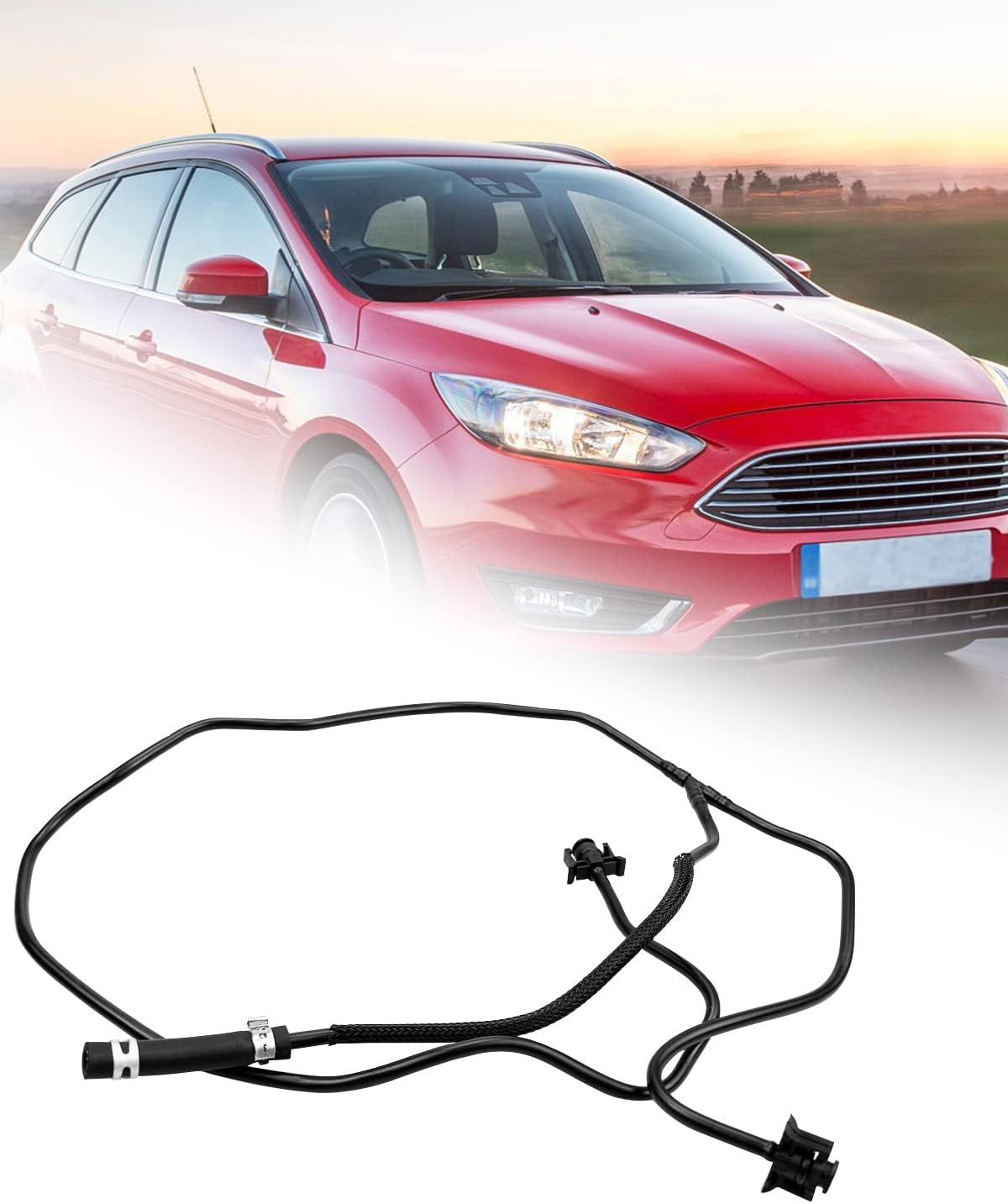 Amazon.com: Tavaski Radiator Reservoir Hose Fit for Ford Focus 2012 ...