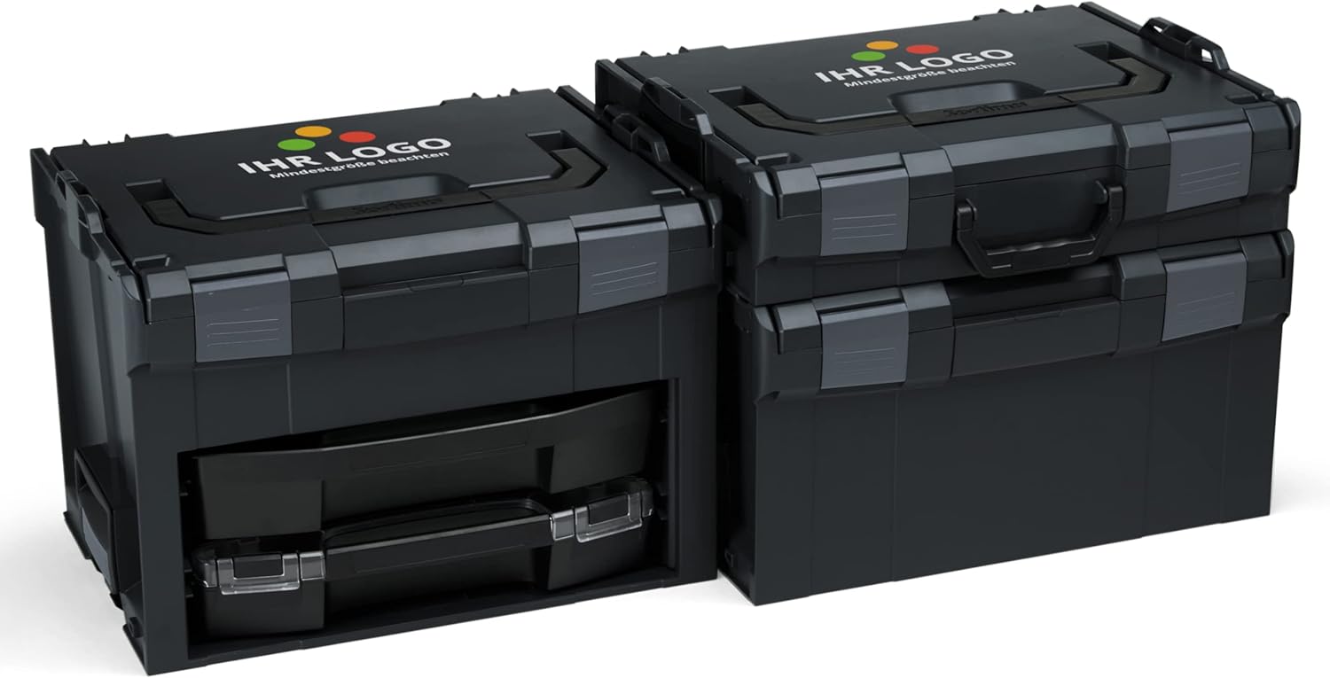 Bosch Sortimo L-BOXX Set negro | personalizable con su logotipo | L ...