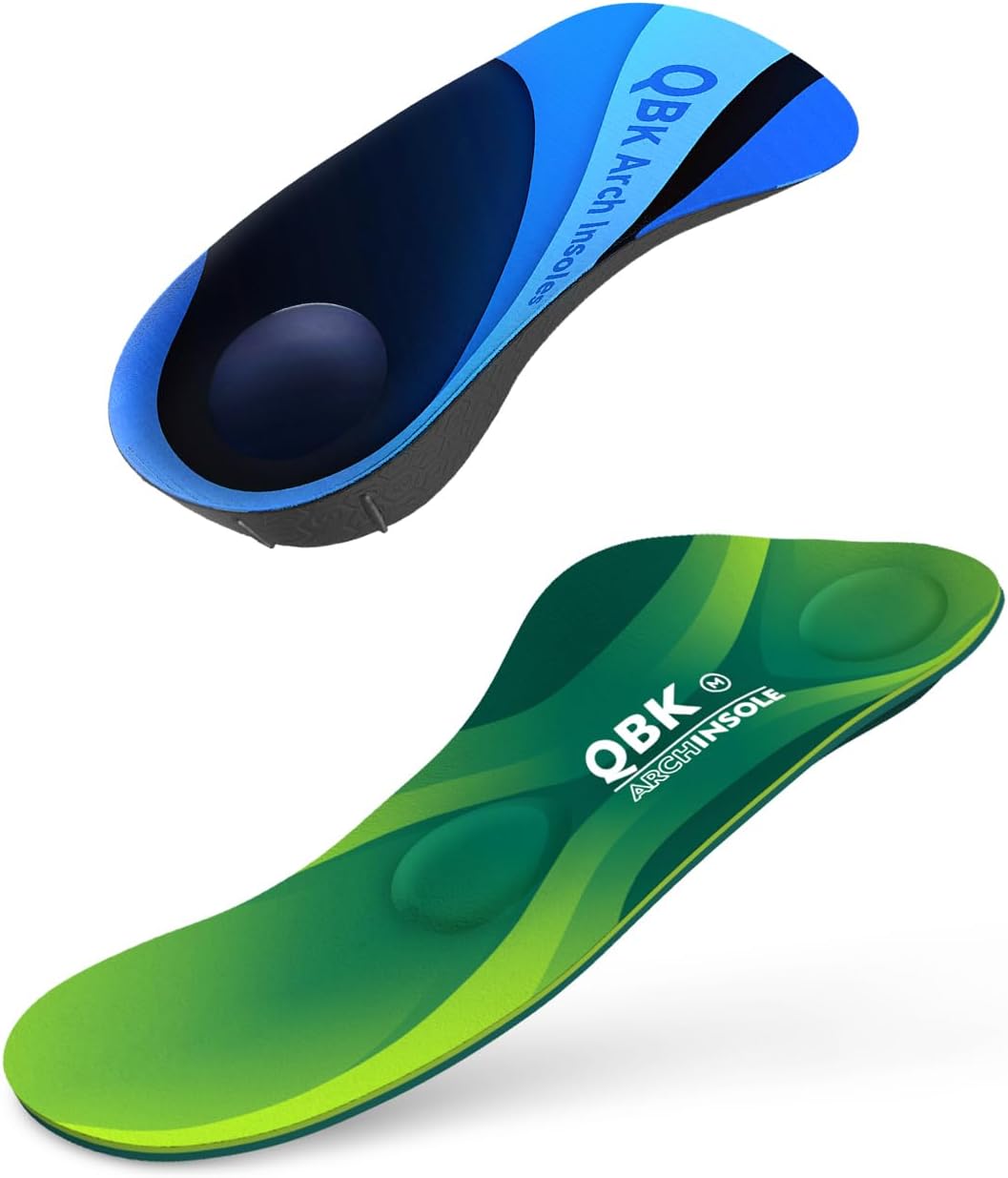 Amazon.com: Heel Pain Relief, QBK Insoles for Standing All Day, Solving ...