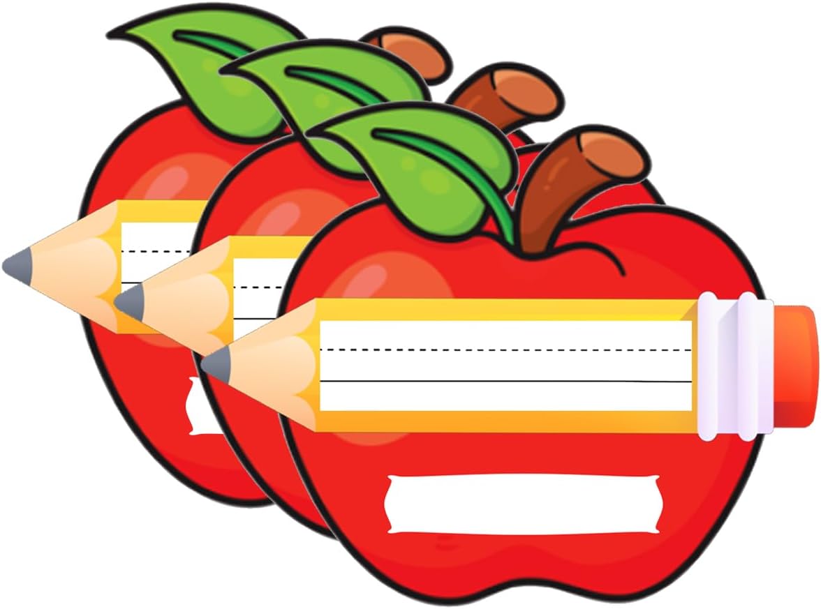 Amazon.com : Name Tags Sticker Labels for Kids 4 Inch Name Tags for ...