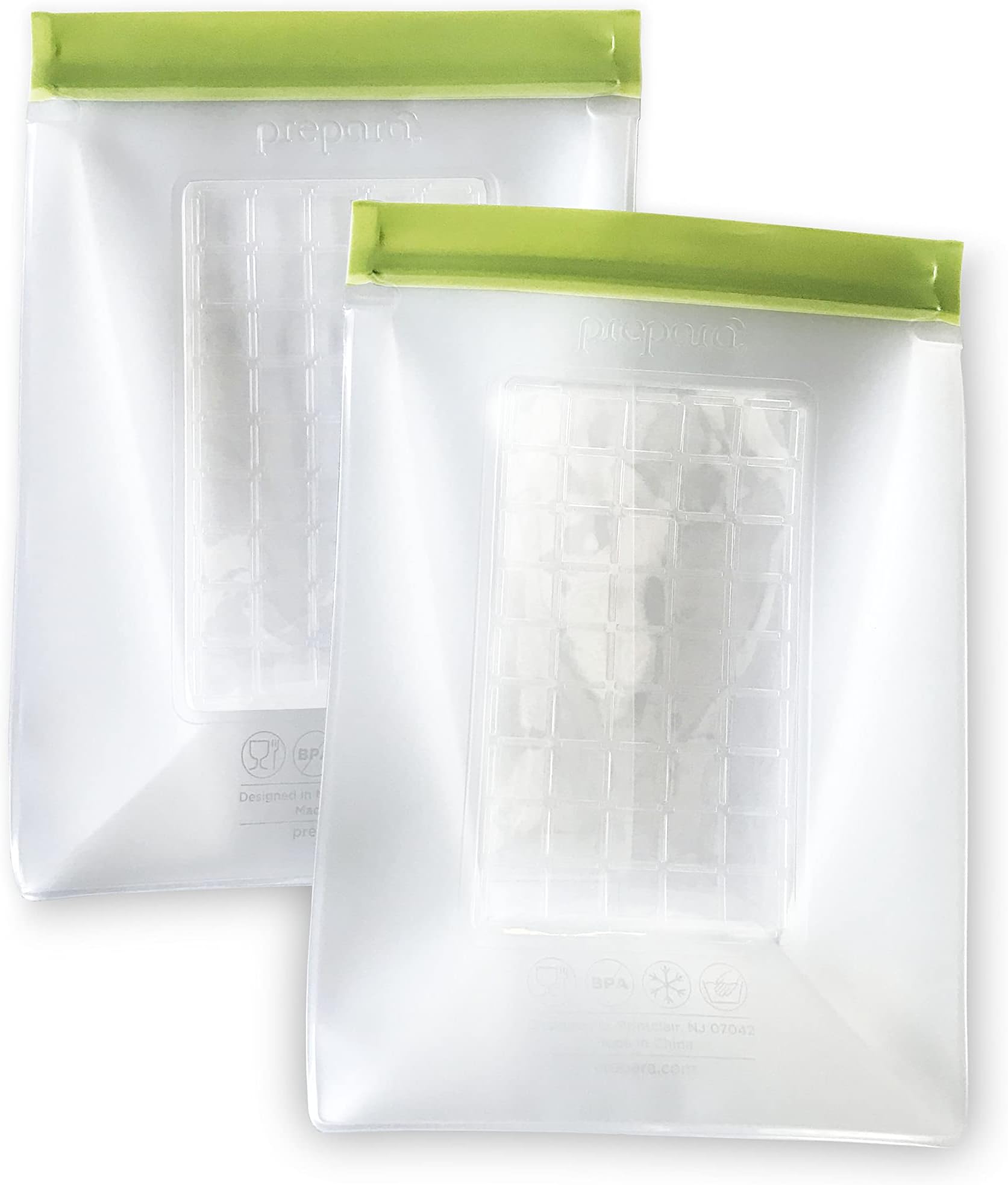Amazon.com: Pyrex Platinum Silicone 4-Pc Storage Set, 2 Reusable ...