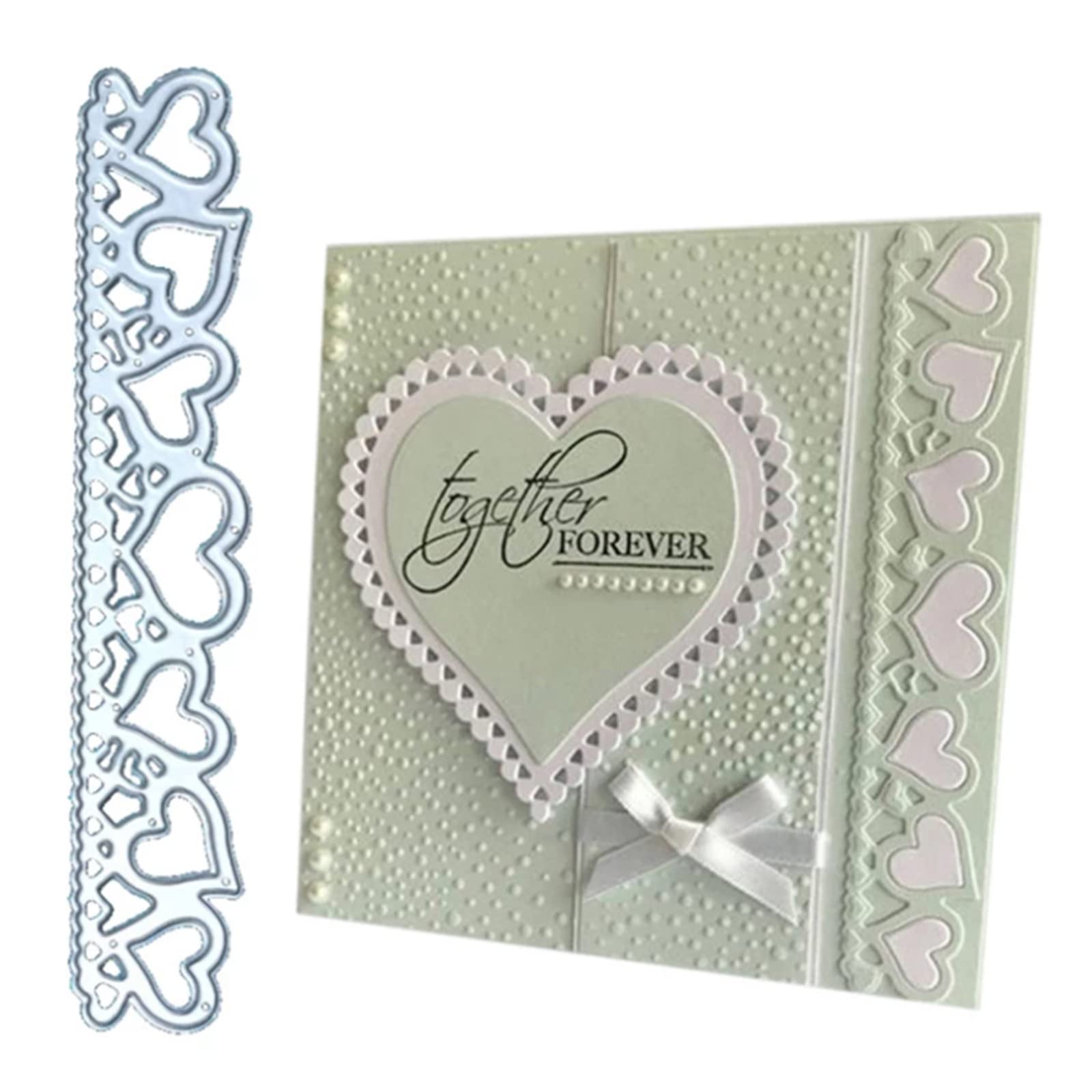 Wedding Hearts Border